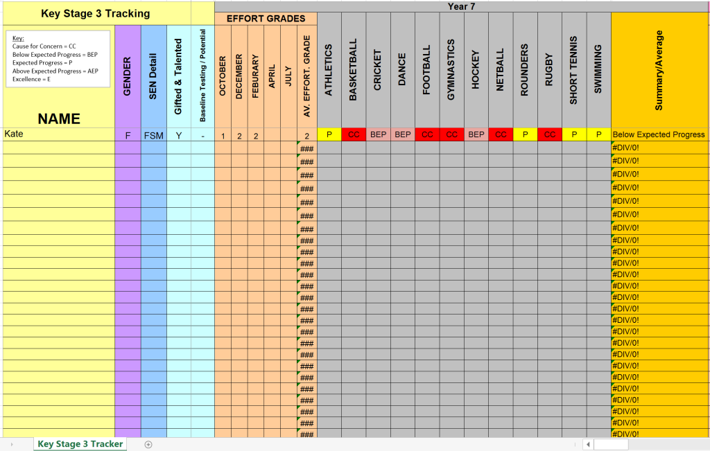 Key Stage 3 Pupil Assessment Tracker - Life with no levels – Digital ...