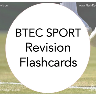 GCSE (9-1) PE Revision Flash Cards - Teachers, Pupils and Parents.